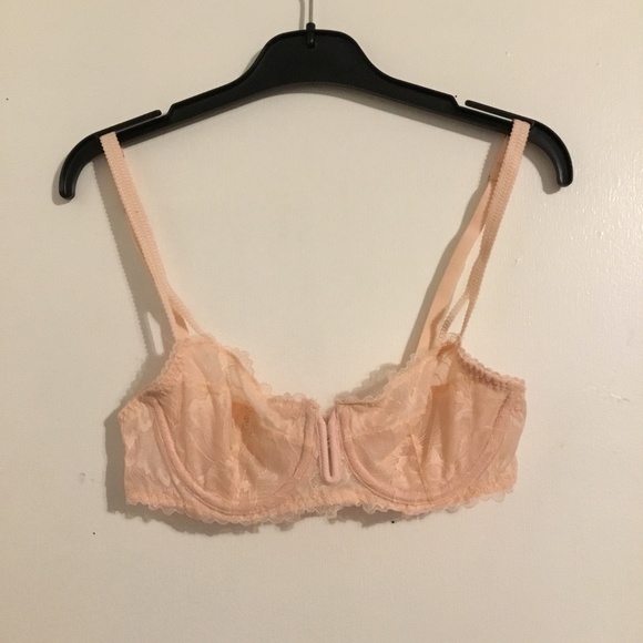Auden | Intimates & Sleepwear | Auden Pink Lacy Bra | Poshmark